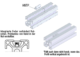 (PACK-HNTTSN5-4) Nutensteine / Serie 5 / rostfreier Stahl, Stahl / HFS ...