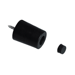 HALDER Gummi-Metall-Puffer / Projektilform / Aussengewinde, Stahl / NR / 25150 / HALDER | MISUMI